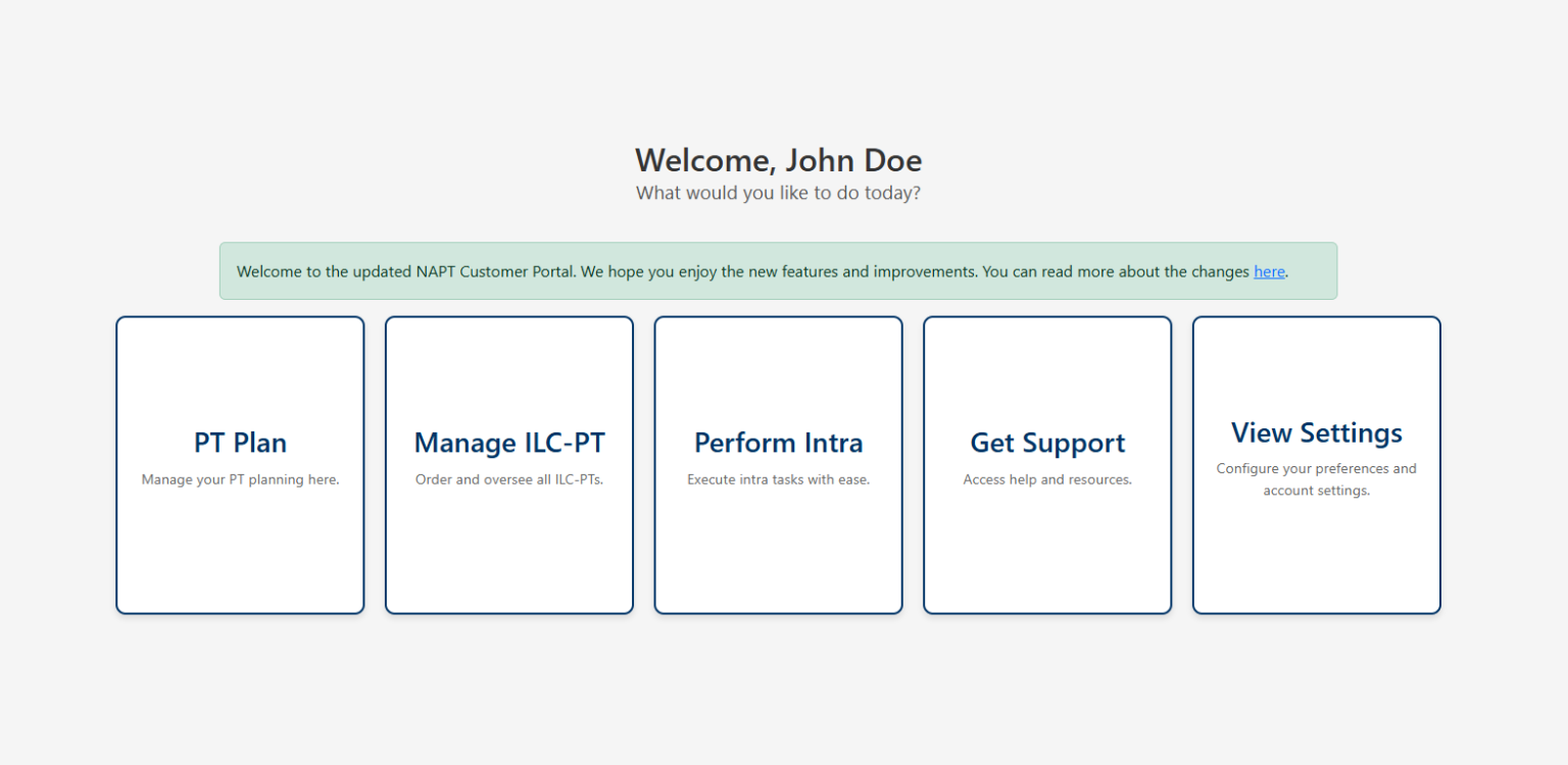 Customer Portal Overview - OLD - National Association for Proficiency ...